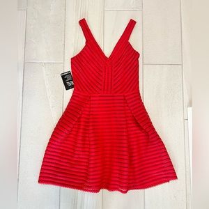 Express | Dresses | Express Red Partydate Dress Size 4 | Poshmark